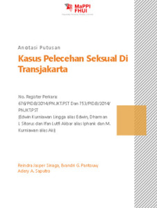 Kasus Pelecehan Seksual Di Transjakarta - MaPPI FHUI